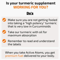 Active Atoms Turmeric Extract w/ BioPerine®